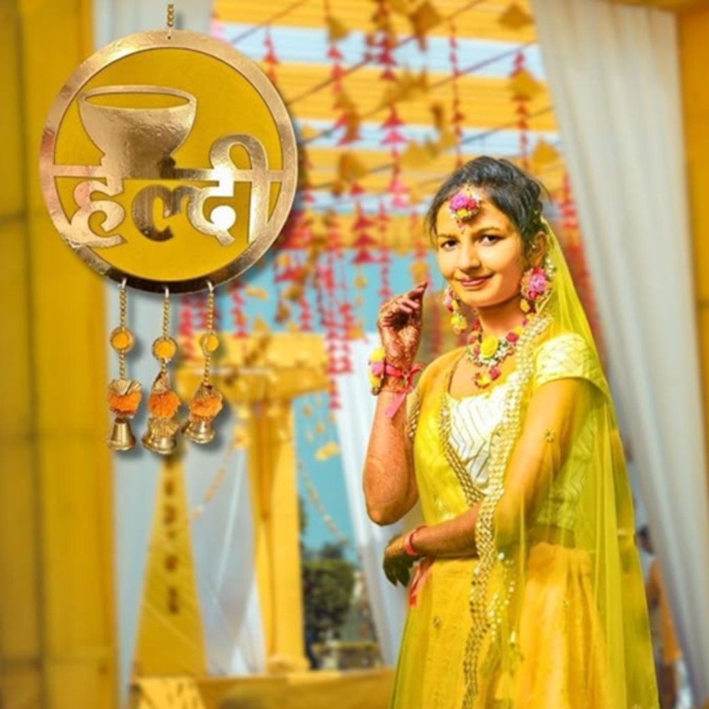 Wedding Decorative Hangings Set Of Shadi Wala Ghar ( Haldi, Mehandi ...