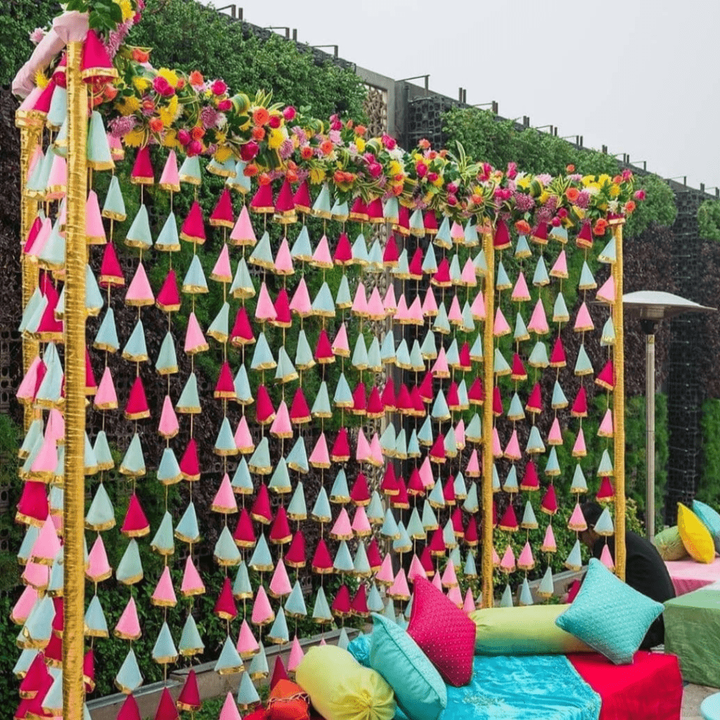 Gotta Net Decorative Hangings Height 6 Feet Set Of 10 Pieces - Shadi ...