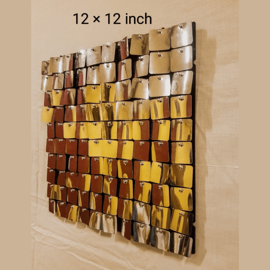Wall Decor Golden Panel For Events, Wedding & Party decor