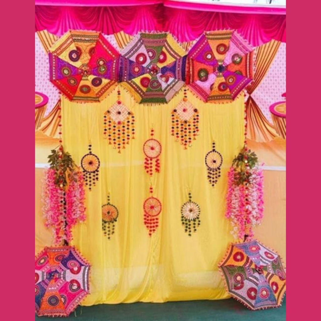 Haldi Mehandi Decoration Set